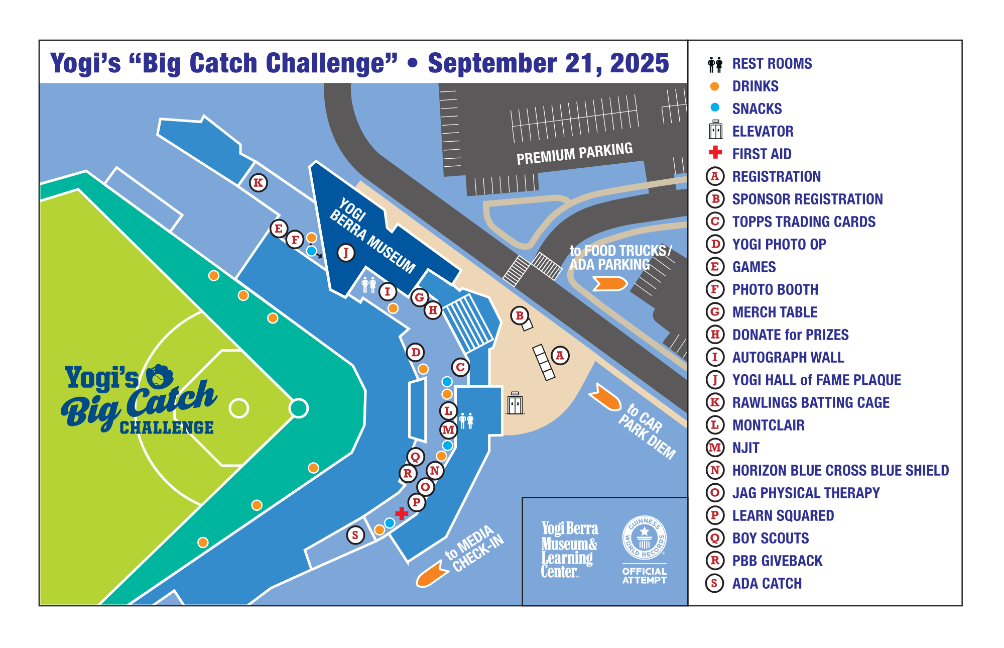 Yogi's Big Catch Field Map - Yogi Berra Museum & Learning Center